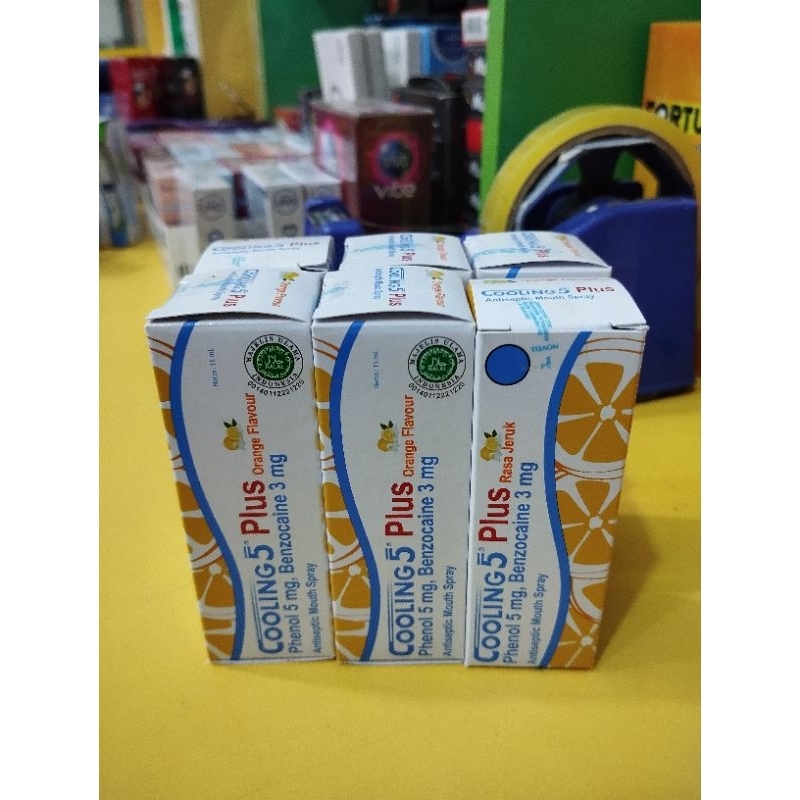 Jual Cooling 5 dan Cooling 5 Plus - meredakan sakit gigi dan sariawan ...