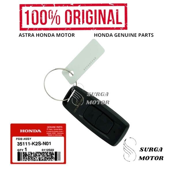 Jual Remote Remot Kontak Kunci Key Keyless Keyles Alarm Motor Honda ...