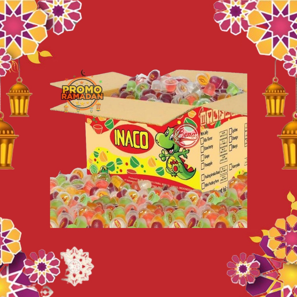 Jual INACO JELLY MIX FRUIT - KEMASAN 500Gr | Shopee Indonesia