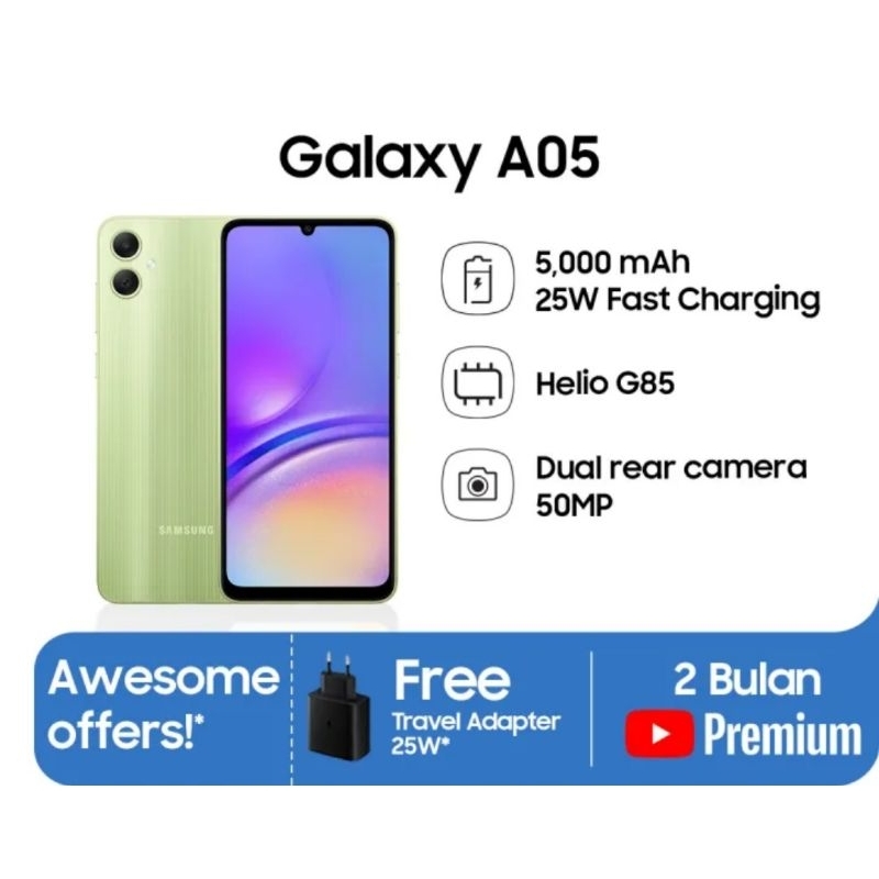 Jual Samsung Galaxy A05 4/64GB | Shopee Indonesia