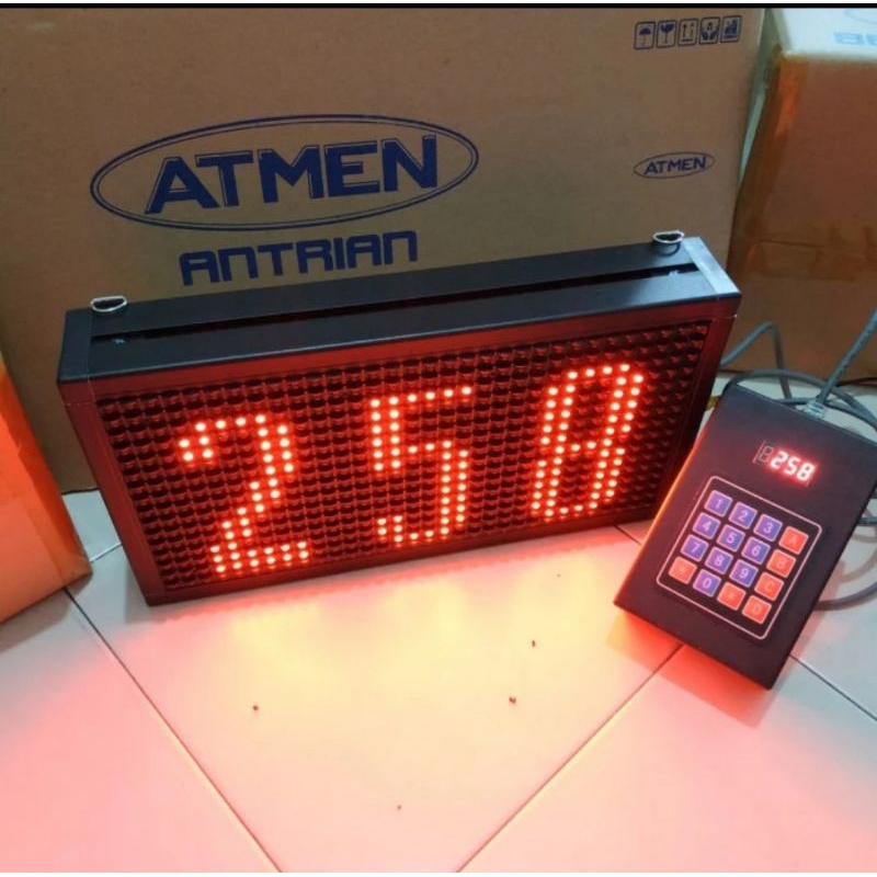Jual layar display nomor angka wireless | Shopee Indonesia