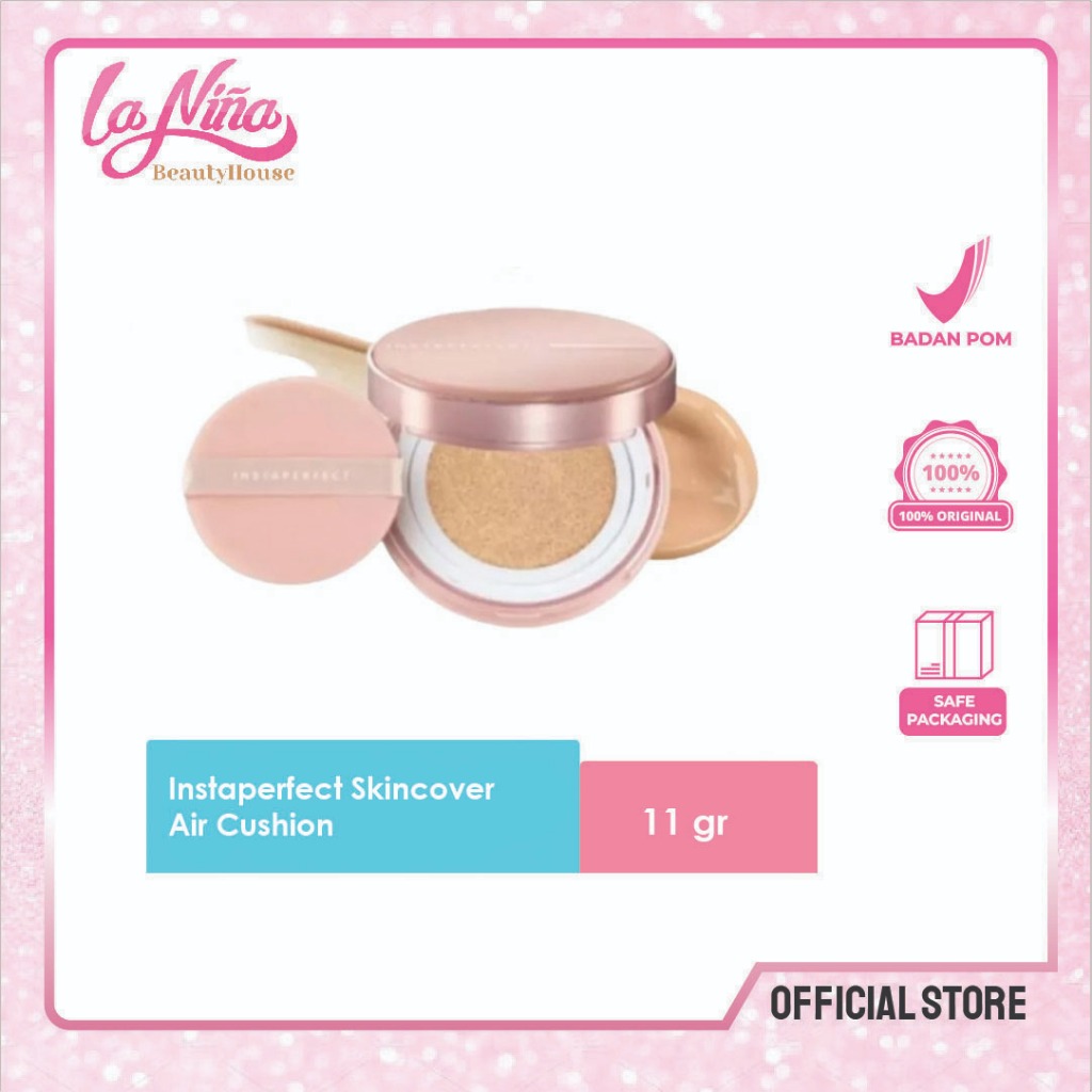 Jual LANINA - Instaperfect Skincover Air Cushion & Refill Skincover Air ...