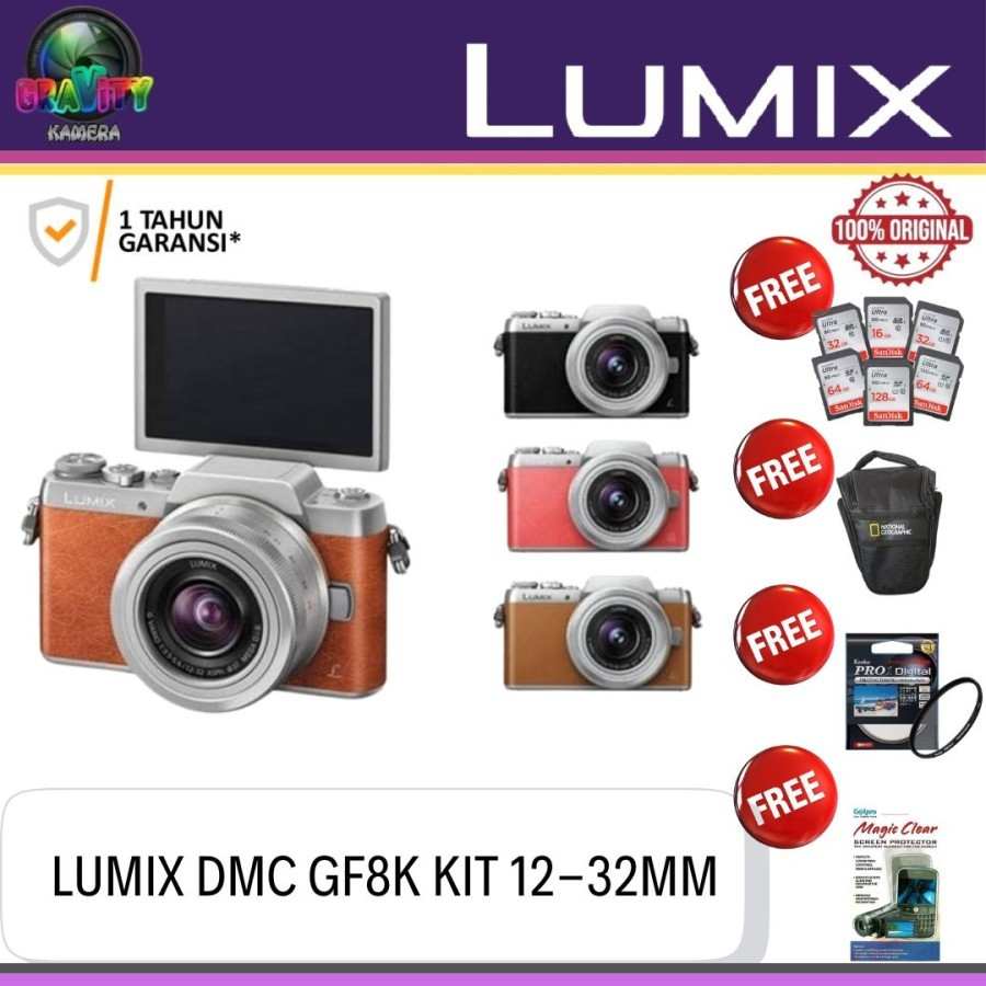 Jual PANASONIC LUMIX DMC-GF8 KIT 12-32MM / LUMIX DMC-GF8 KIT 12-32MM ...