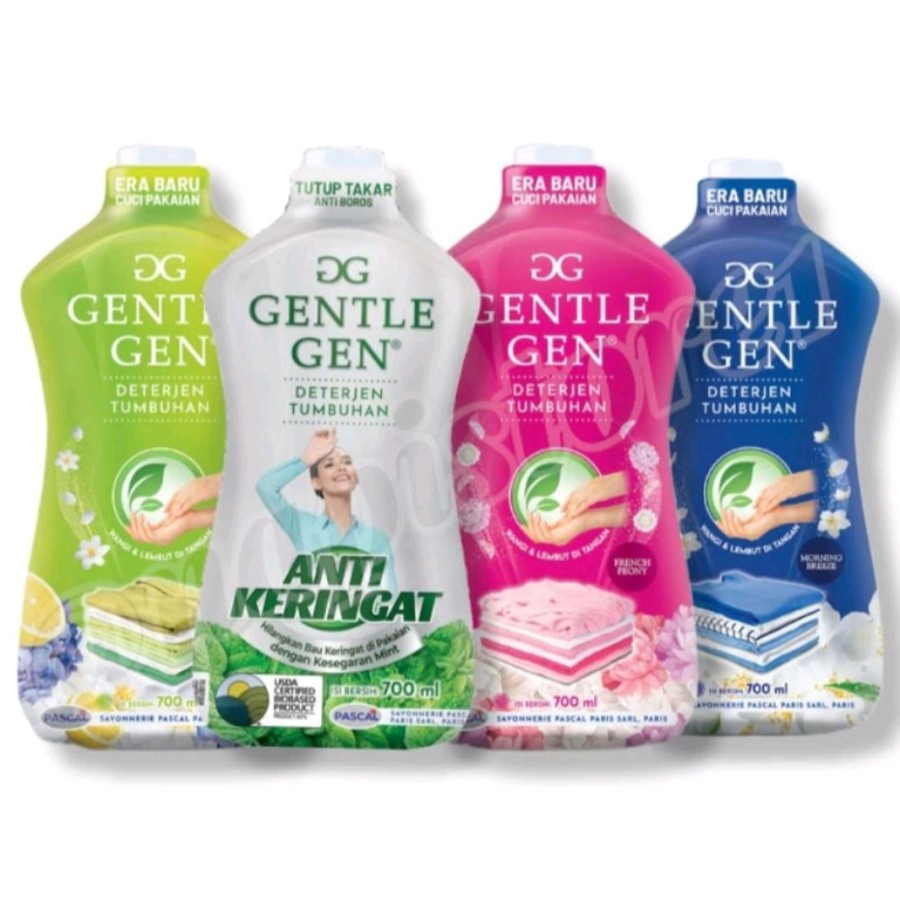 Jual Gentle Gen Deterjen Cair Konsentrat botol 700 Ml Deterjen Tumbuhan ...