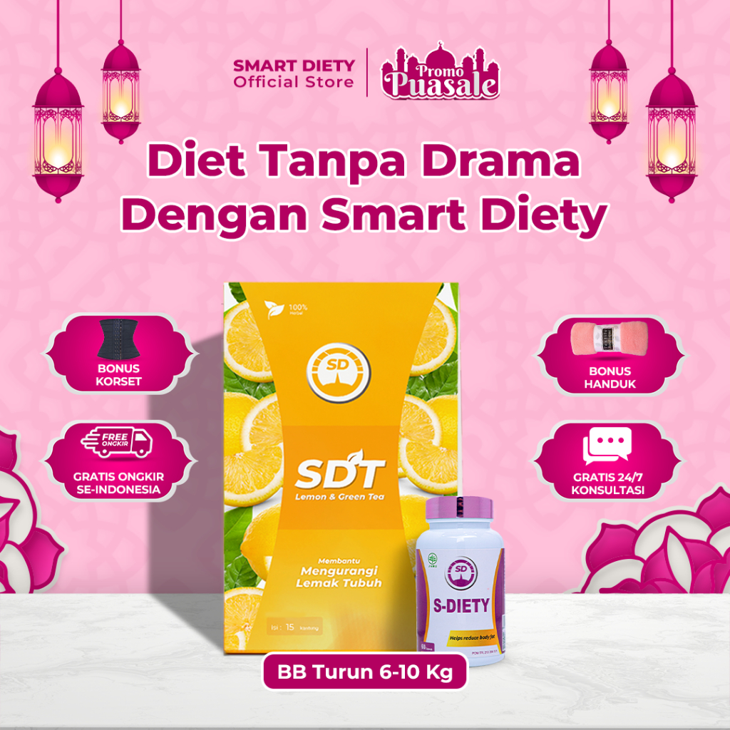 Jual Smart Diety - Paket Smart Detox Tea Yellow Series+ Sdiety Kapsul ...