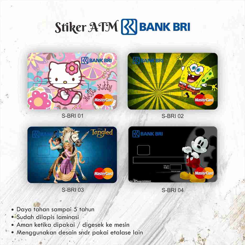Jual Stiker / Garskin / Skin ATM BRI Britama Chip | Shopee Indonesia