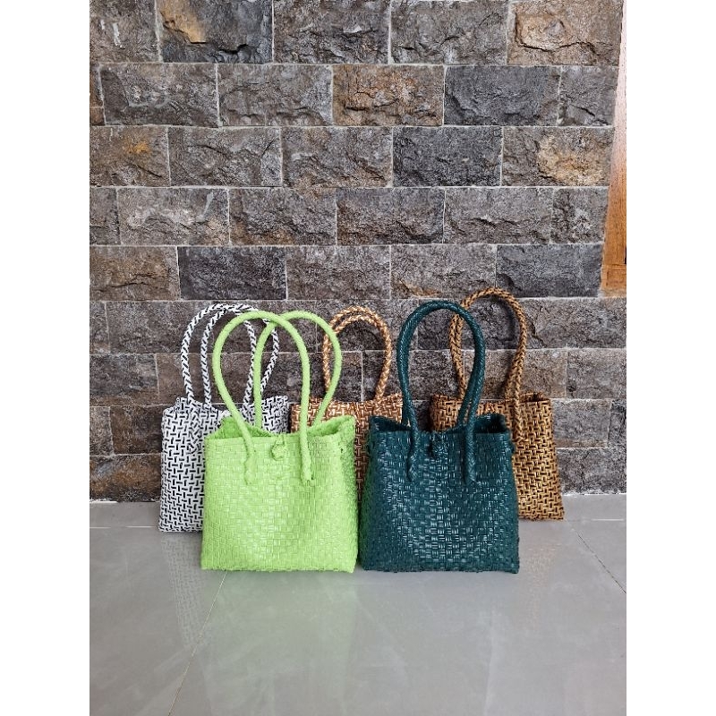 Jual Tas anyaman jali standart S/tas anyaman modern/tas lebaran/tas ...