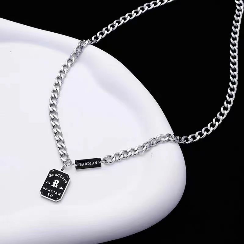 Jual Robin - Necklace Kalung Titanium Rantai Perak Pria Wanita Liontin ...