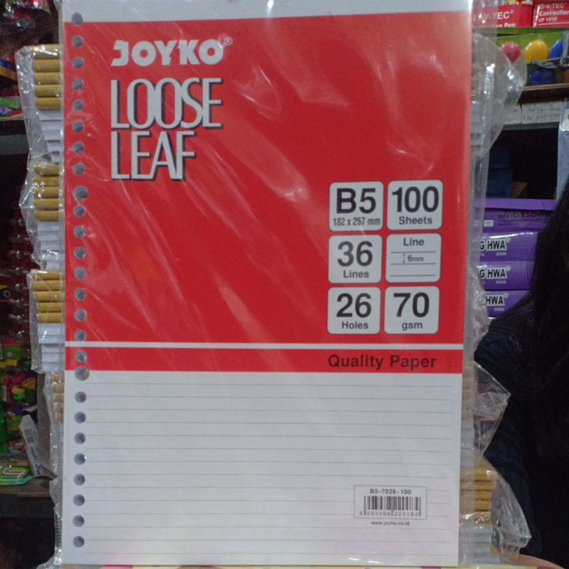 Jual Loose Leaf / Kertas Binder B5 Joyko | Shopee Indonesia