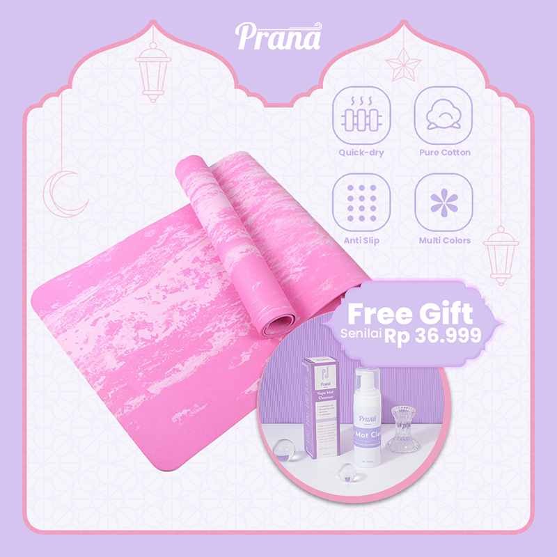 Jual PRANA Yoga Mat-EVA Yoga Mat Tahan Air Non-Slip, Tikar 6 Mm Alas ...
