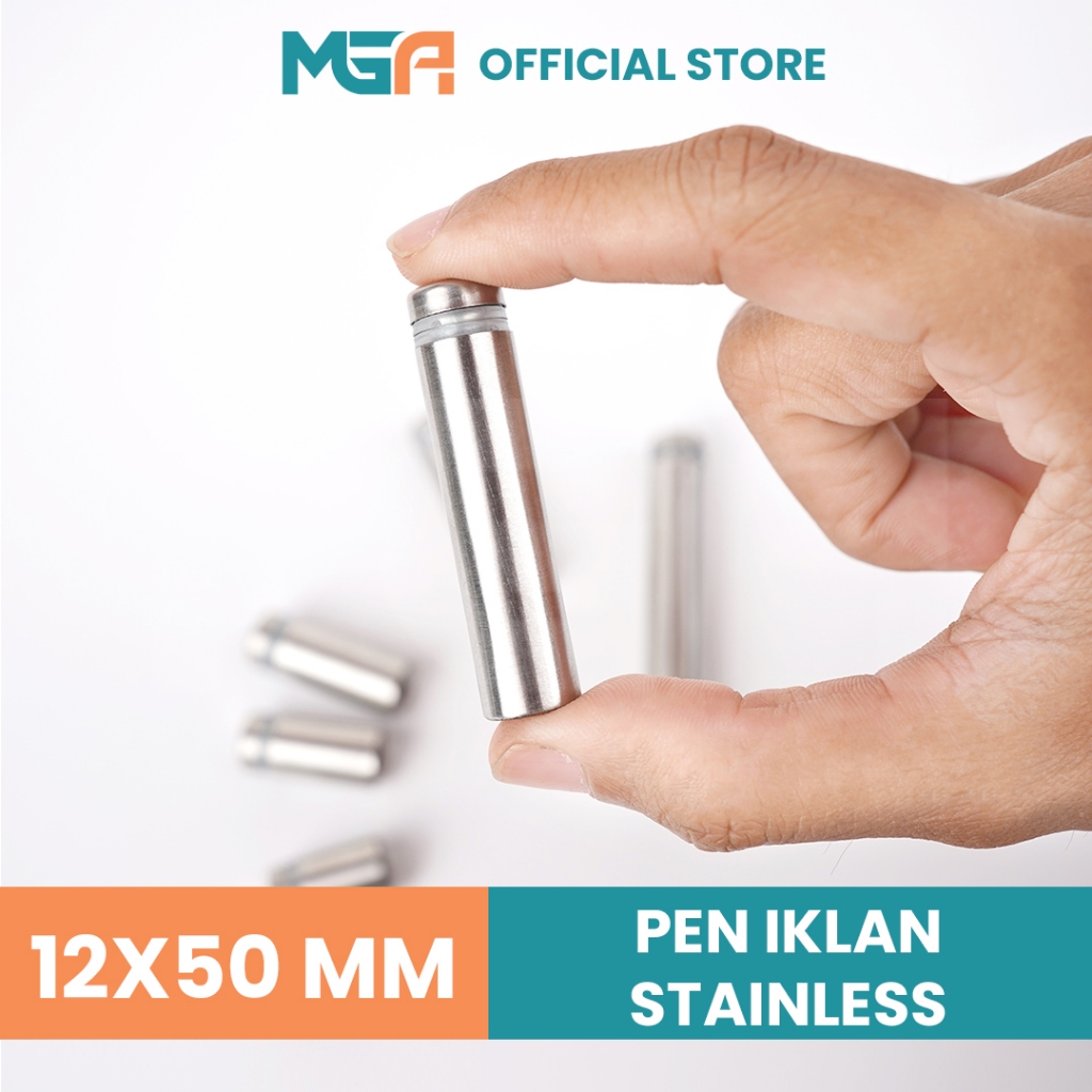 Jual PEN IKLAN STAINLESS 12MM / BAUT AKRILIK / BAUT KACA / SIGN BOARD ...