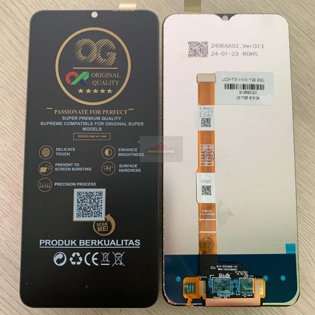 Jual [OG SUPER] LCD Touchscreen vivo y22 2022/y22/y22s/y17s Fullset | Shopee Indonesia