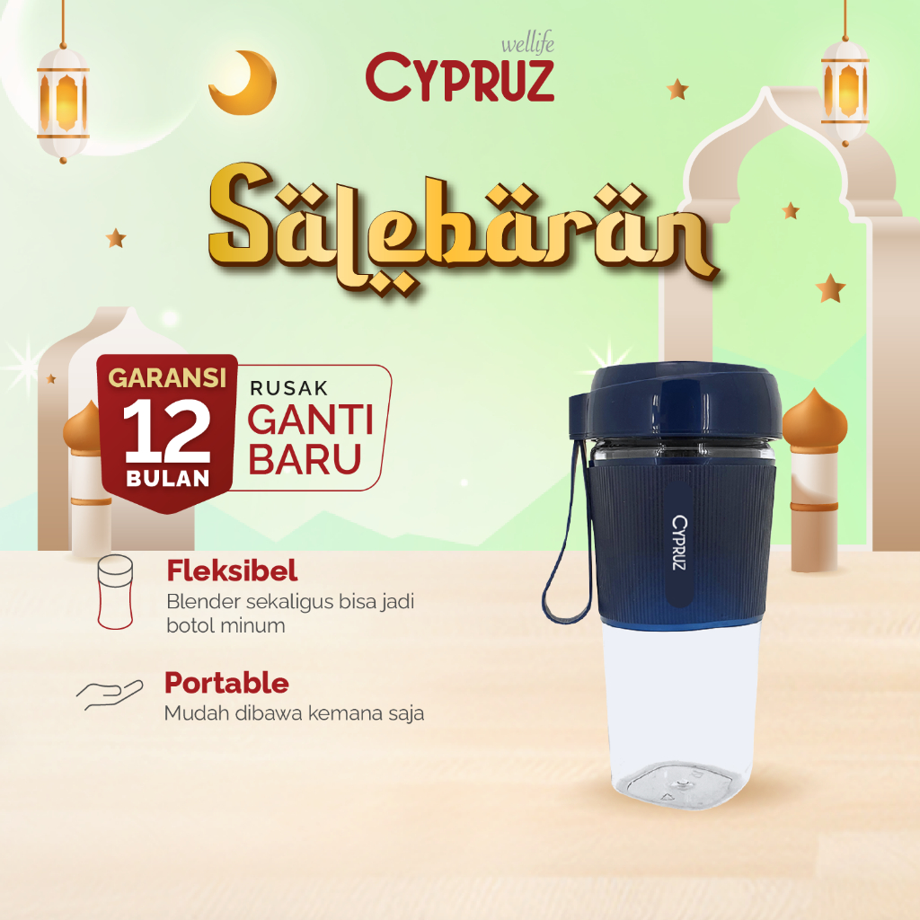 Jual Cypruz Blender Portable Gilingan Bumbu dan Buah USB | Shopee Indonesia