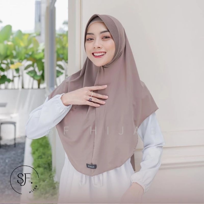 Jual hijab instan bergo daily Azalea Size L original by sf hijab | Shopee Indonesia