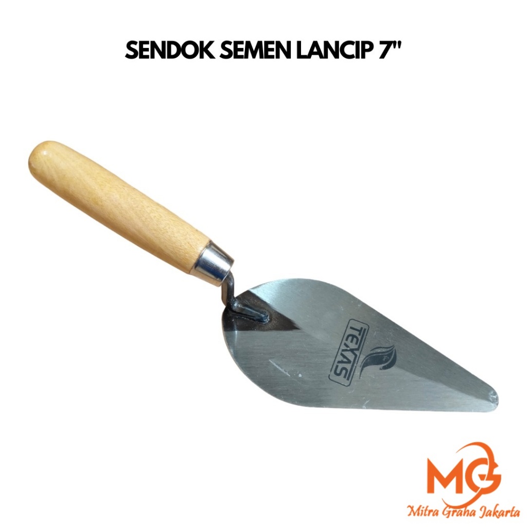 Jual SENDOK SEMEN ATS 7 INCH LANCIP / SEKOP TANAH GAGANG KAYU LANCIP 7 ...