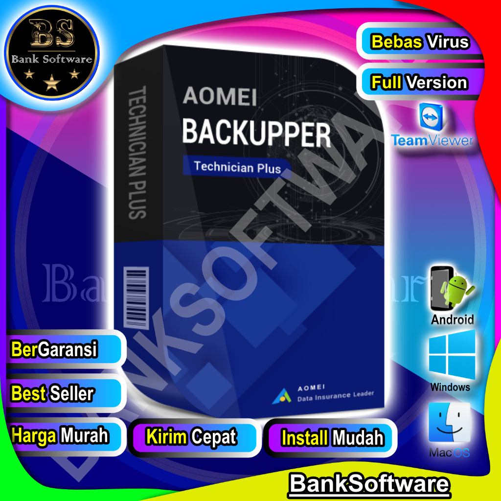 Jual AOMEI Backupper 7.3.4 Technician Plus WinPE 2024 Windows Full Version - BankSoftware ...
