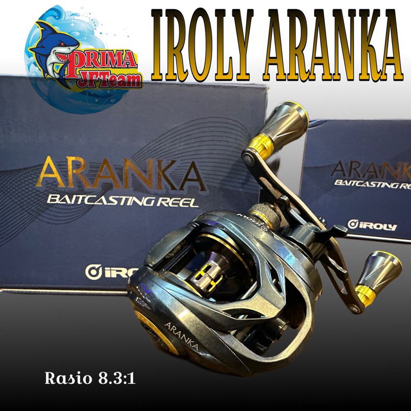 Jual REEL BAIT CASTING IROLY ARANKA dengan drag clicker | Shopee Indonesia