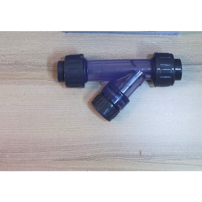 Jual Y Strainer Clear Double Union PVC 1/2 inch Fitting PVC Pipa ...