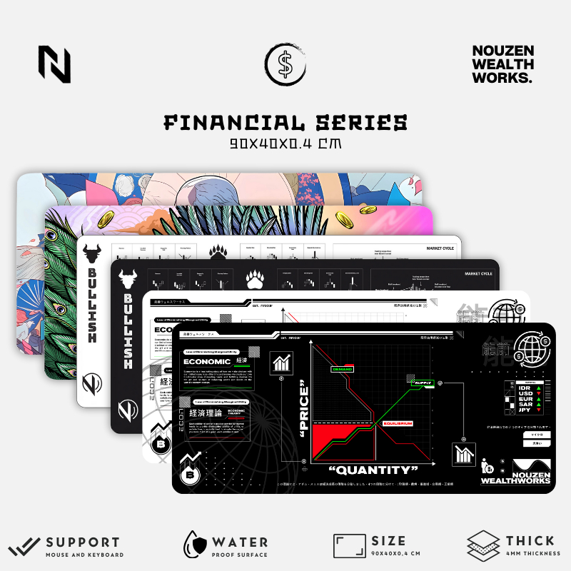 Jual Nouzen Deskmat - FINANCIAL SERIES Gaming Mousepad Deskmat Waterproof | Shopee Indonesia