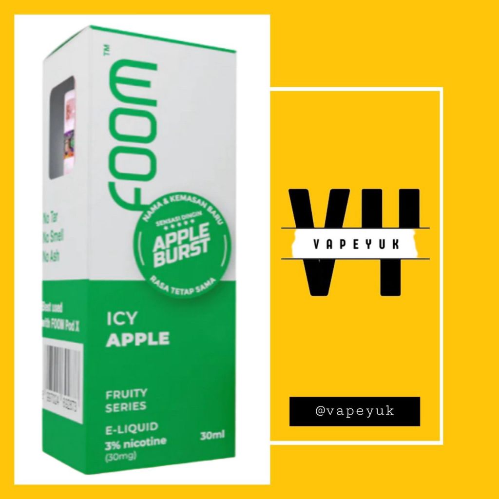Jual Foom Icy Apple Burst 30ml | Shopee Indonesia