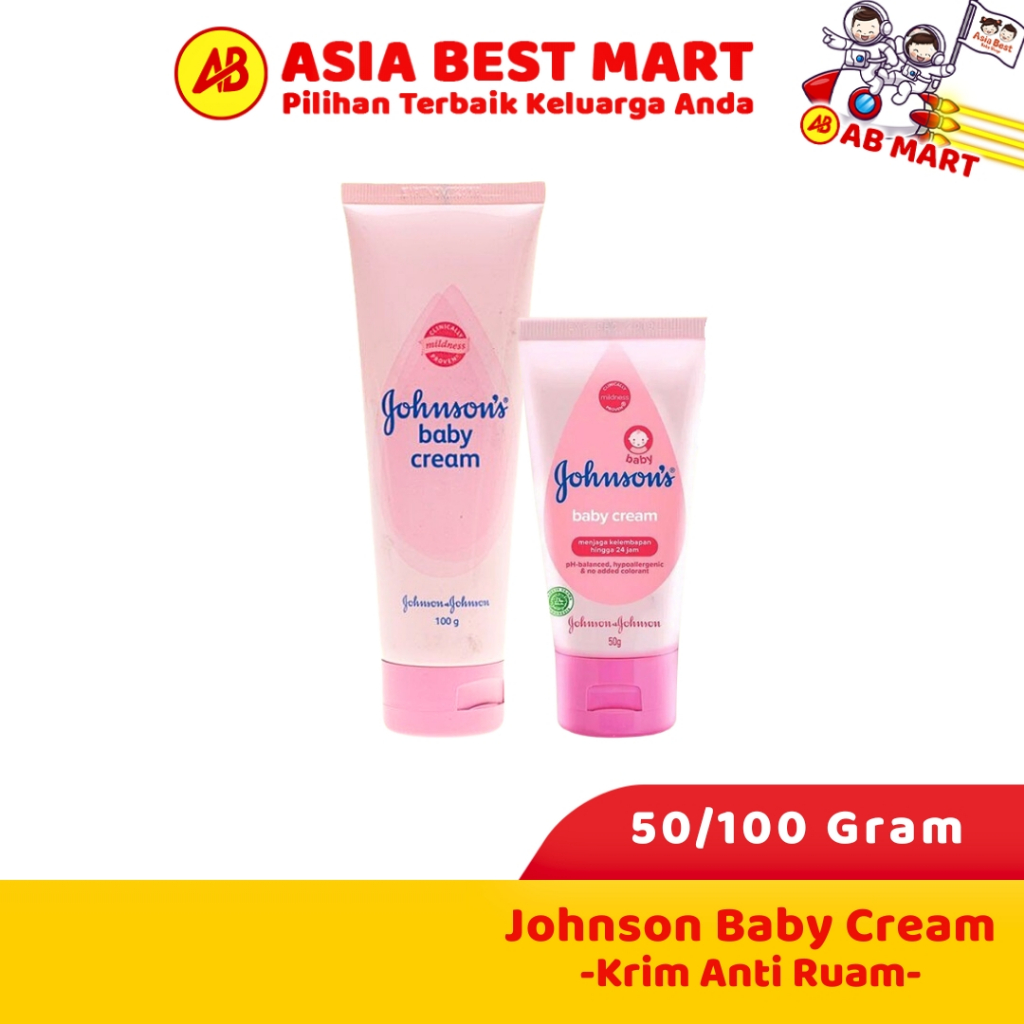 Jual Johnson Baby Cream 50 Gr 100gr Krim Bayi Perawatan Skincare ...