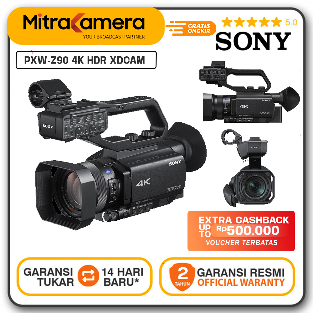 Jual Sony PXW-Z90 4K HDR XDCAM with Fast Hybrid AF | Shopee Indonesia