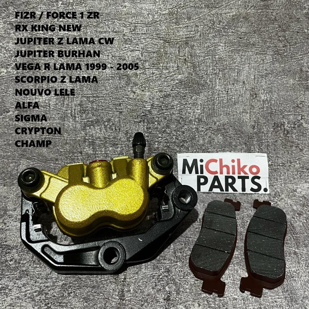Jual Kepala Babi Kaliper Rem Depan Fizr F1zr Force 1 ZR RX K King New ...