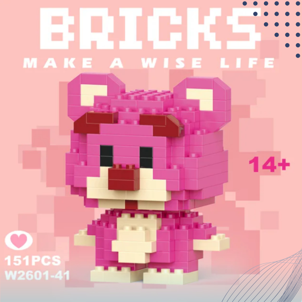 Jual Bricks Karakter Anak Permainan Blok Mainan Anak Permainan Bricks ...
