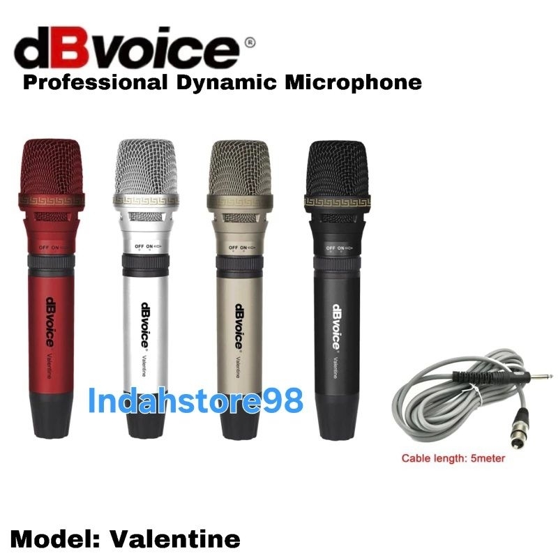 Jual Mic Kabel dBvoice Valentine Original Mikrofon Cable DBVOICE ...