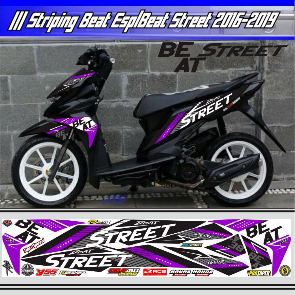 Jual STRIPING/STICKER BEAT STREET ESP BEAT 2017-1019 VARIASA SIMPLE ...