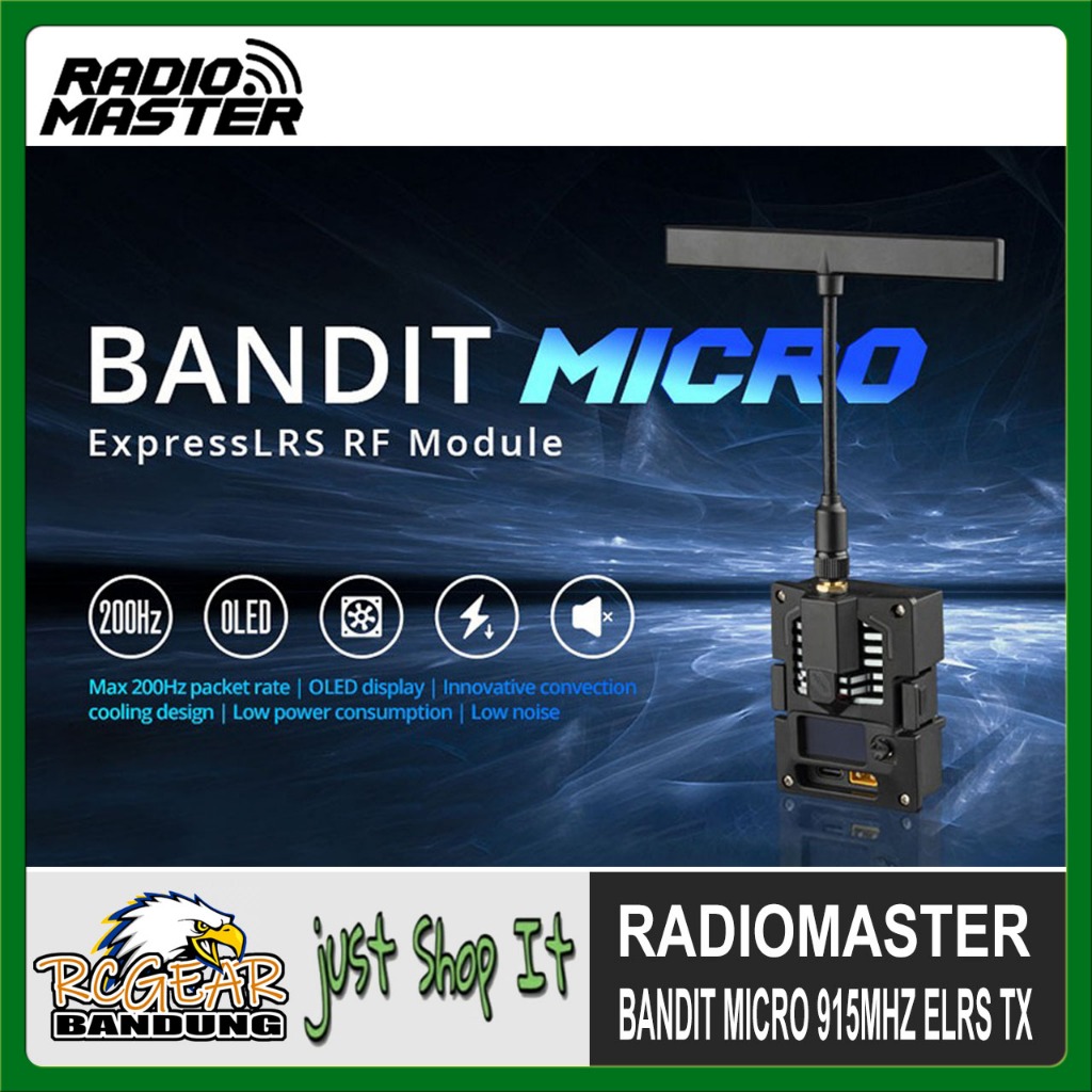 Jual Radiomaster Bandit Micro 915mHZ ExpressLRS ELRS RF LR TX ...