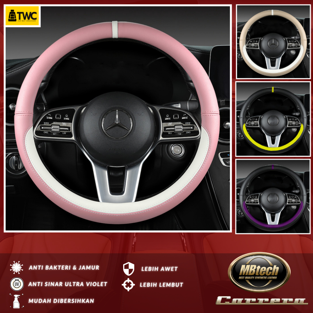 Jual Cover Stir MBTECH CARRERA / Sarung Stir Mobil MBtech Original ...