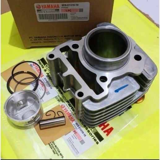 Jual Silinder Blok Cylinder Block Seher Piston Head Kit Motor Yamaha Vega ZR Jupiter Z1 Z 1 New ...