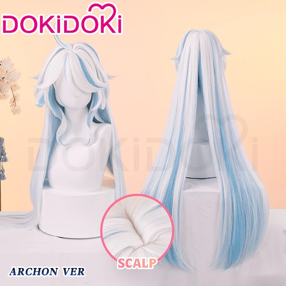 Jual [READY Doki doki - Focalors wig - Furina Wig - Focalors cosplay ...