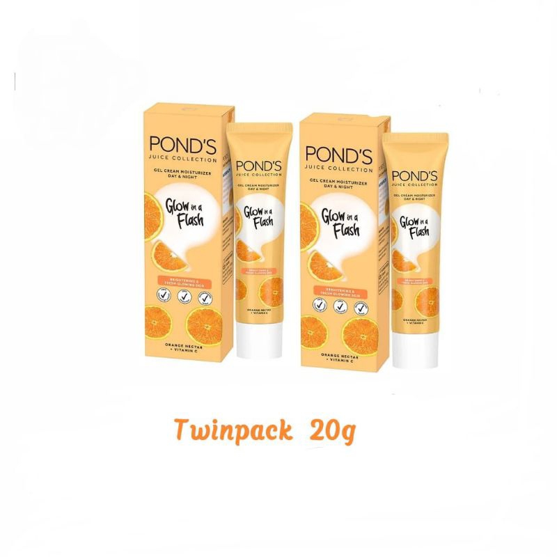 Jual PONDS Juice Collection Moisturizer Orange Nectar + Vit C 20gr ...