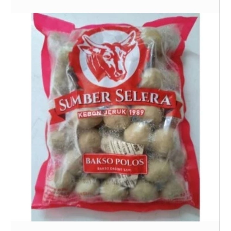 Jual Sumber Selera Baso Sapi / Bakso Polos isi 50 pcs | Shopee Indonesia