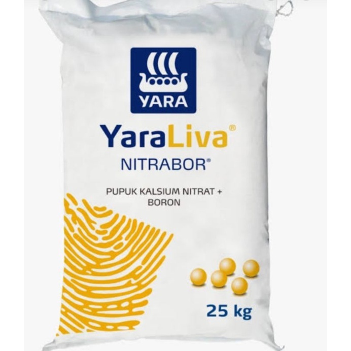 Jual YaraLiva NITRABOR Pupuk Kalsium Nitrat+Boron kemasan 25 kg ...