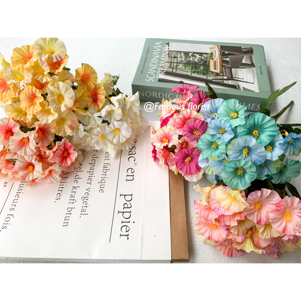 Jual Bunga Terompet Mini Colourmix Artificial | Shopee Indonesia