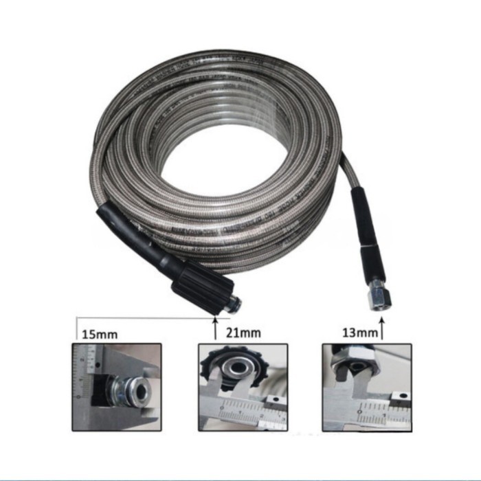 Jual Selang jet cleaner high pressure panjang 5 meter, 10 meter, 15 ...