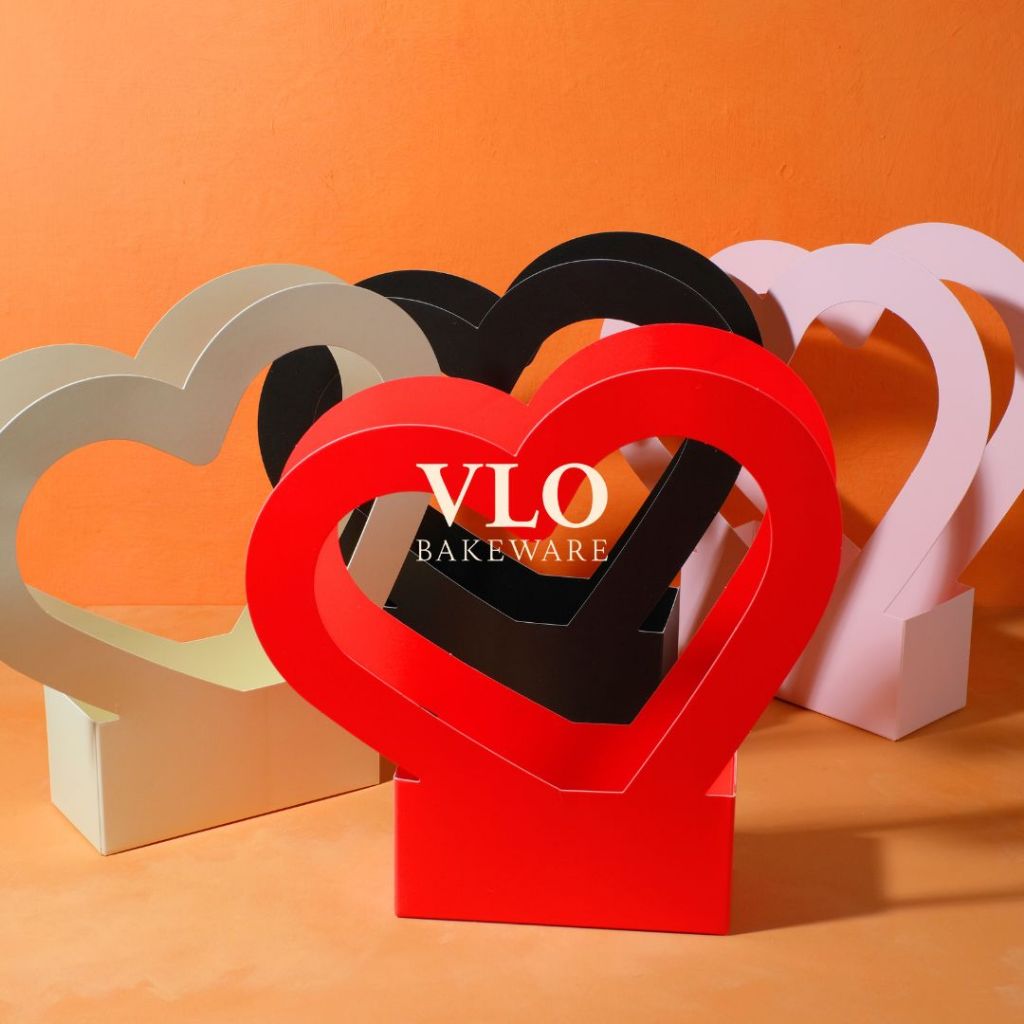 Jual Kotak bunga valentine bentuk hati | valentine flower box heart ...