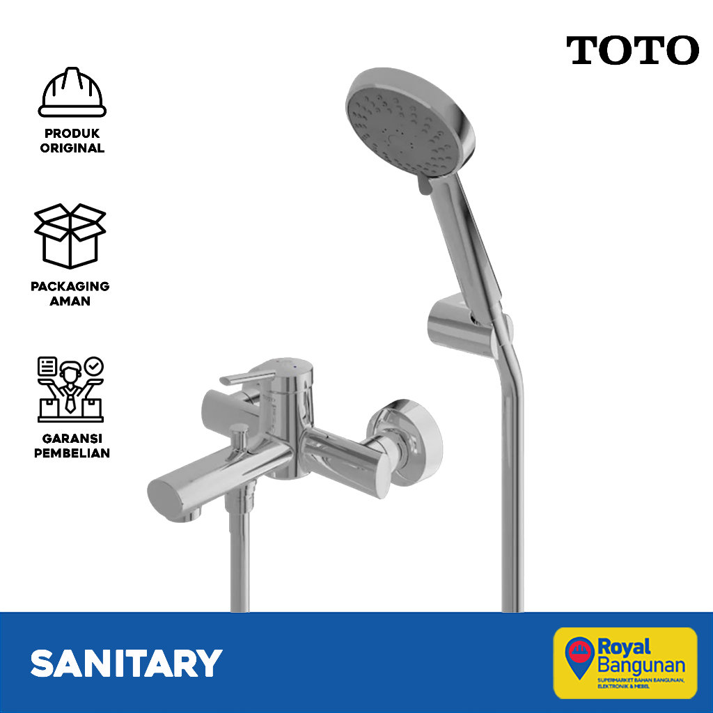 Jual TOTO TX471SVN Single Lever Bath & Shower Set | Hand Shower ...