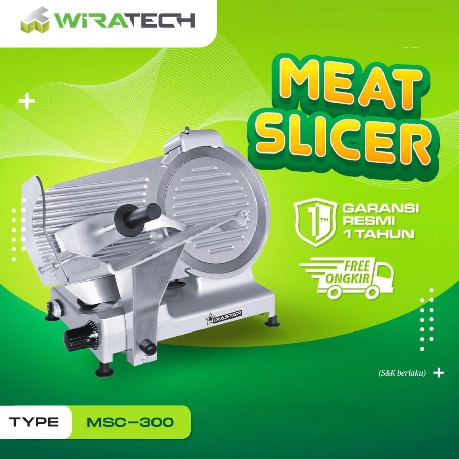 Jual Meat Slicer 12" WIRASTAR MSC-300 / Mesin Pengiris Daging, Tempe ...