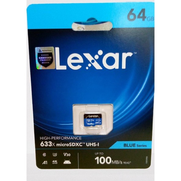 Jual ( 4 Pcs ) Lexar Micro SD 64GB 633X MicroSDHC R 100Mbps ( 4 Pcs ) | Shopee Indonesia