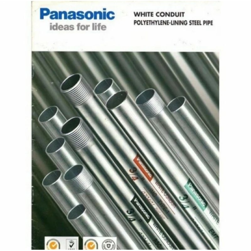 Jual Pipa Conduit E25 Panasonic Steel Pipe Besi E-25 1inch Panjang 3 ...