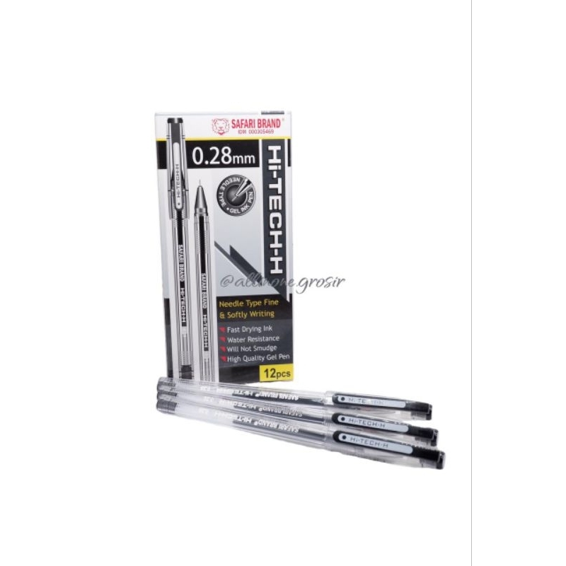 Jual (Hitech-LUSIN) Pulpen Ballpoint Pena Polpen Hi tech Hi-Tech Hitech ...