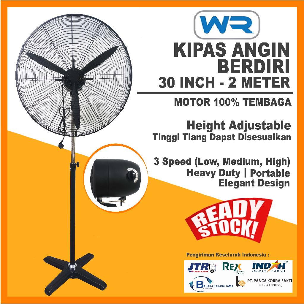 Jual Stand Fan / Kipas Berdiri / Kipas Angin Berdiri 30'' Stand Fan ...