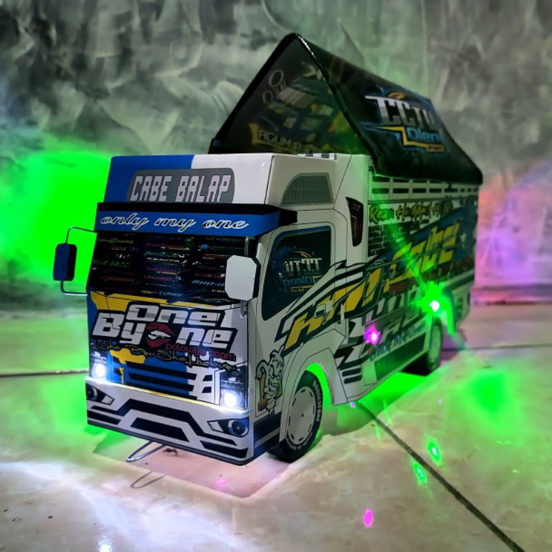 Jual mobil oleng miniatur truk HM cabe murah.truk oleng miniatur,truk ...