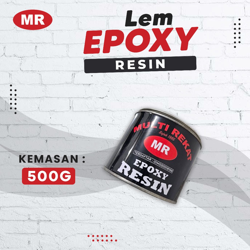 Jual RESIN Lem Epoxy MR Kemasan Kaleng 500gram | Shopee Indonesia