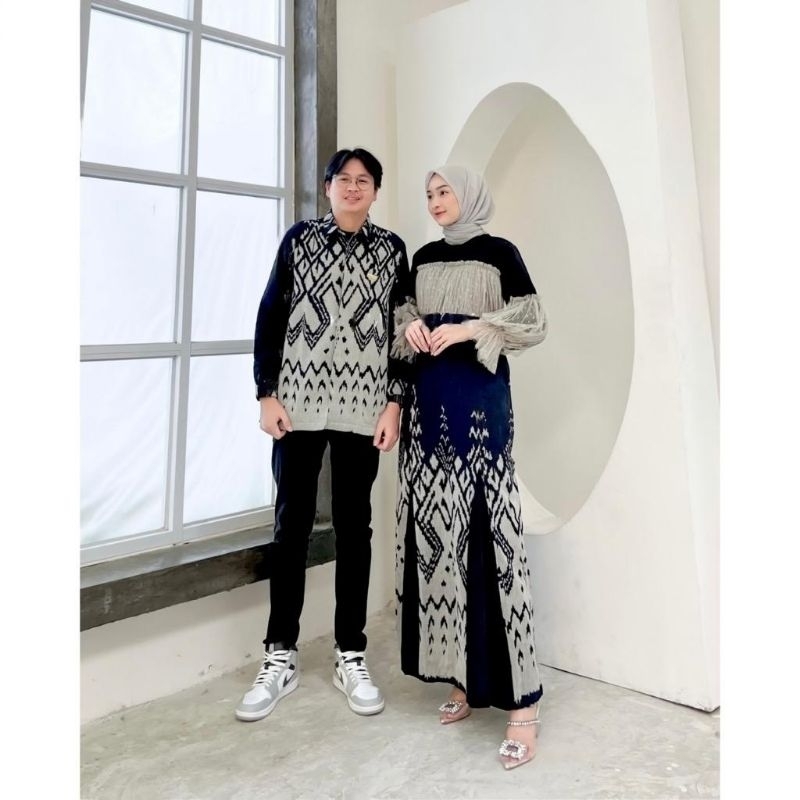 Jual Sarimbit Tenun-Couple Tenun-Baju Tenun-Sarimbit-Baju Kondangan ...