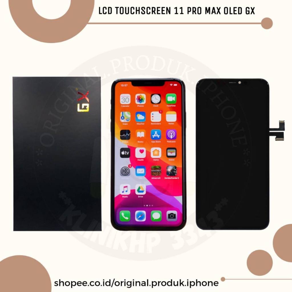 Jual LCD TOUCHSCREEN 11 PRO MAX OLED GX | Shopee Indonesia